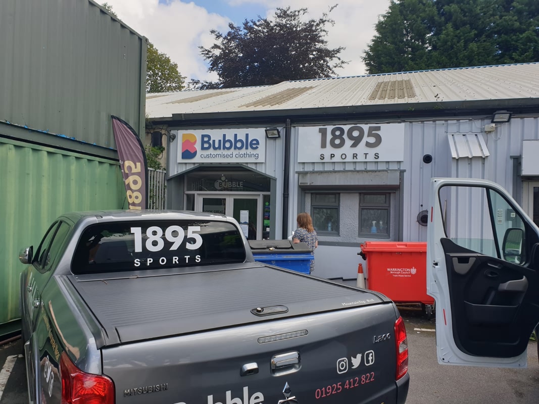 Exterior signs for businesses, covering Warrington, Runcorn, Knutsford ...