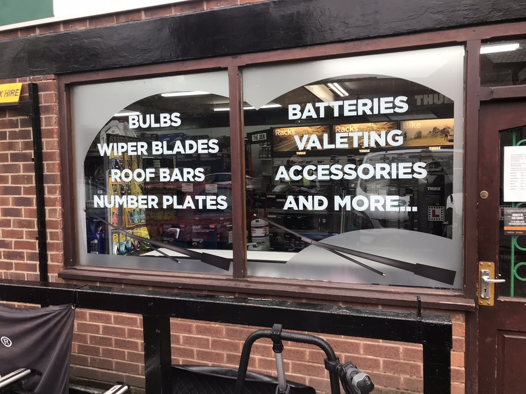 Window graphics & window signs Warrington, Runcorn, Knutsford & St ...
